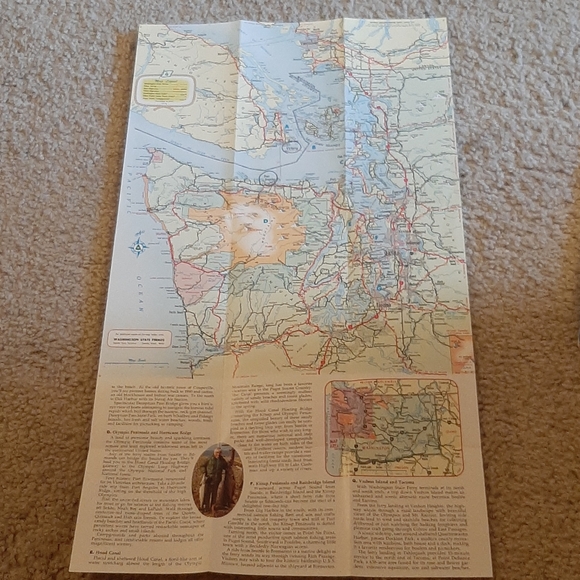 Other | Vintage 197s Maps Of Seattle | Poshmark